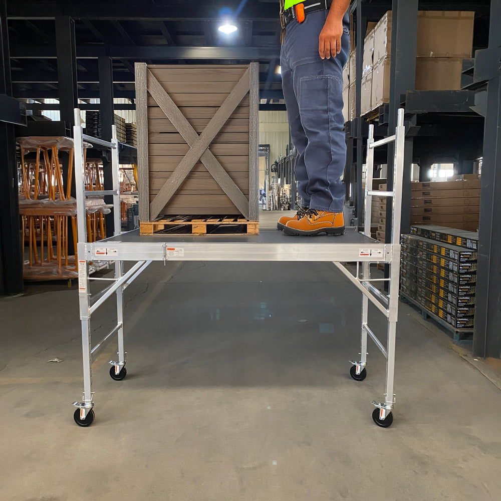Professional Aluminium Safety Scaffold With Hatch Scaffolding