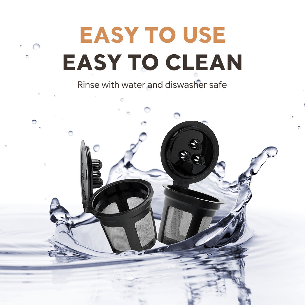 Reusable K Cup Coffee Pod Filter For Ninja Dual Brew Makers Triple Hole ...
